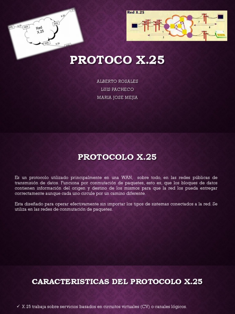 Protocolo x.25 | PDF | Red de computadoras | Tecnología de medios