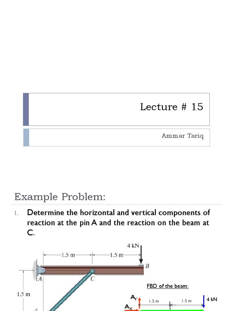 Lecture 15 Mechanics | PDF