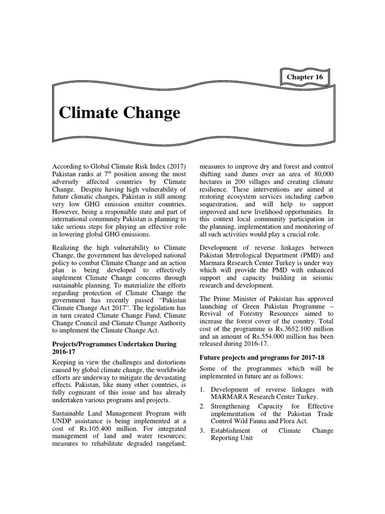 16 Climate Change | PDF | Global Warming | Climate Change Mitigation