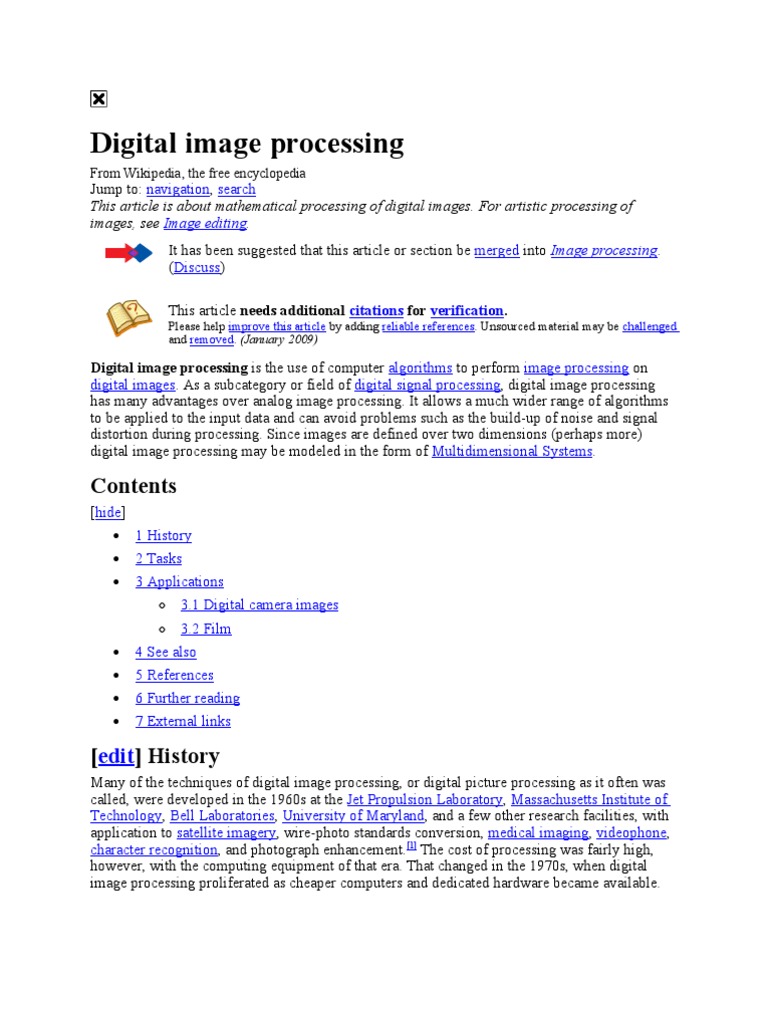 Digital Image Processing | Download Free PDF | Image Editing | Data ...