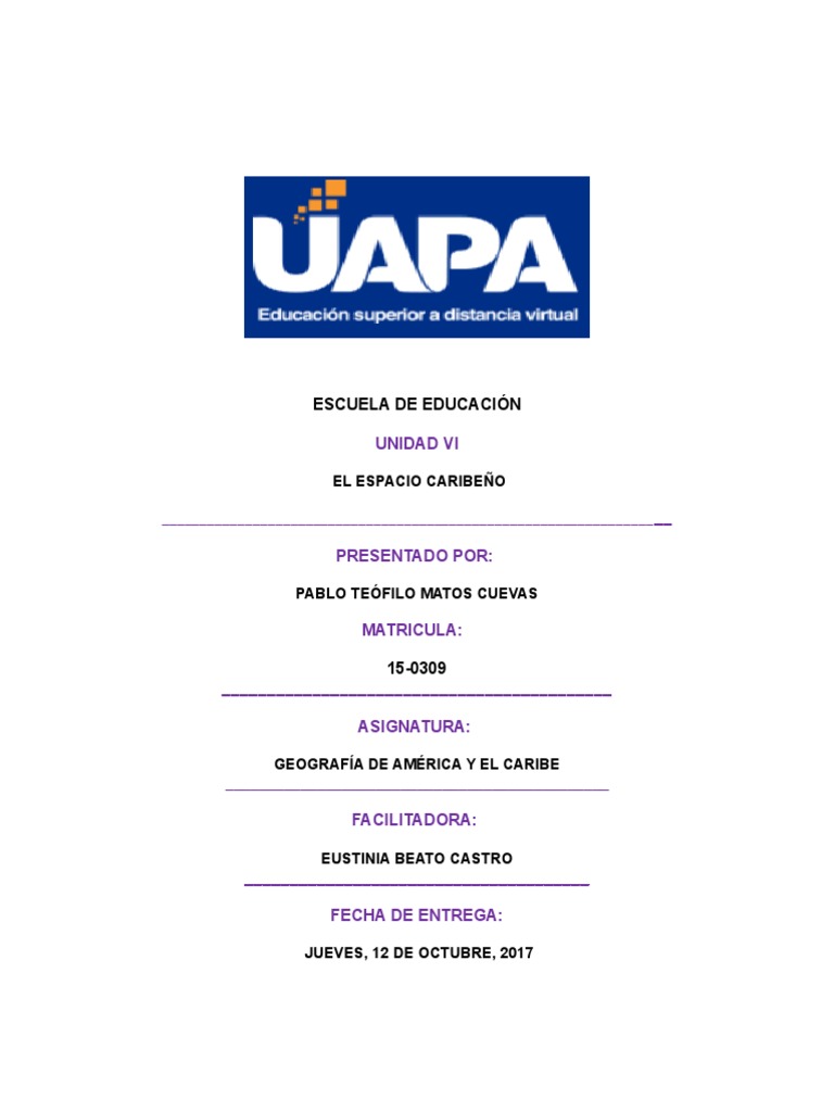Geografía del Espacio Caribeño | PDF | Antillas | Puerto Rico