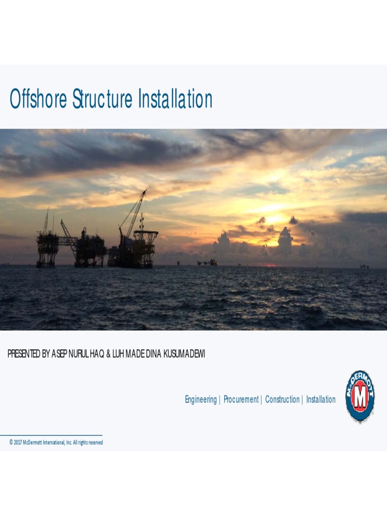 Offshore Installation | PDF | Deep Foundation | Subsea (Technology)
