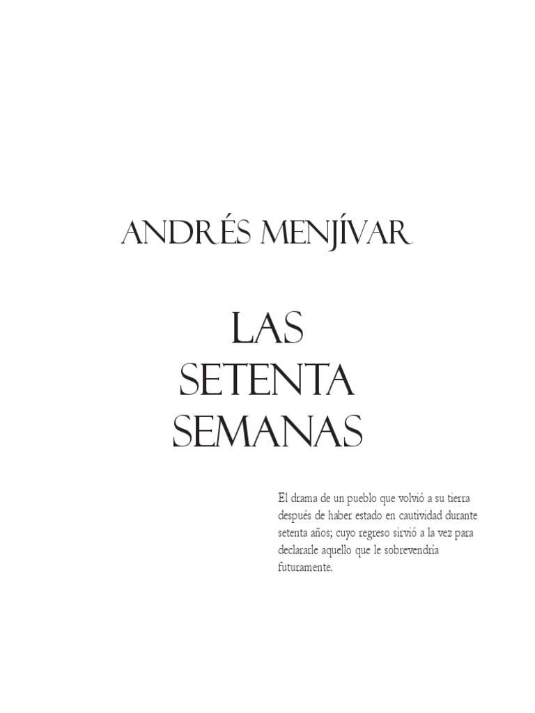 Las Setenta Semanas PDF | PDF