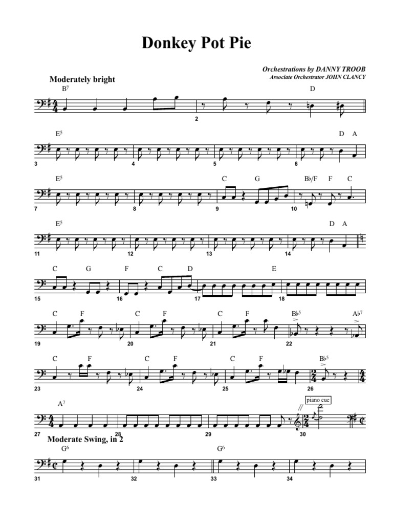 Donkey Pot Pie - Full Score | PDF | Chess | Chess Theory