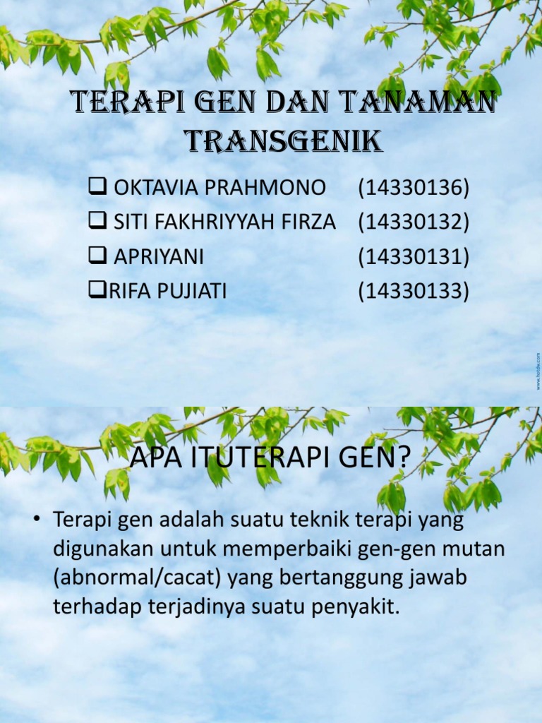 BIOTEK Terapi Gen | PDF | Pengembangan Diri