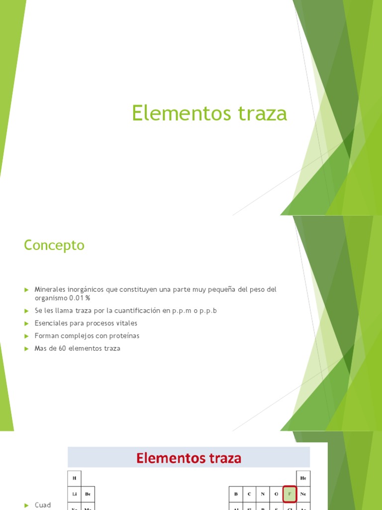Elementos Traza 1 | PDF | Hierro | Glóbulo rojo