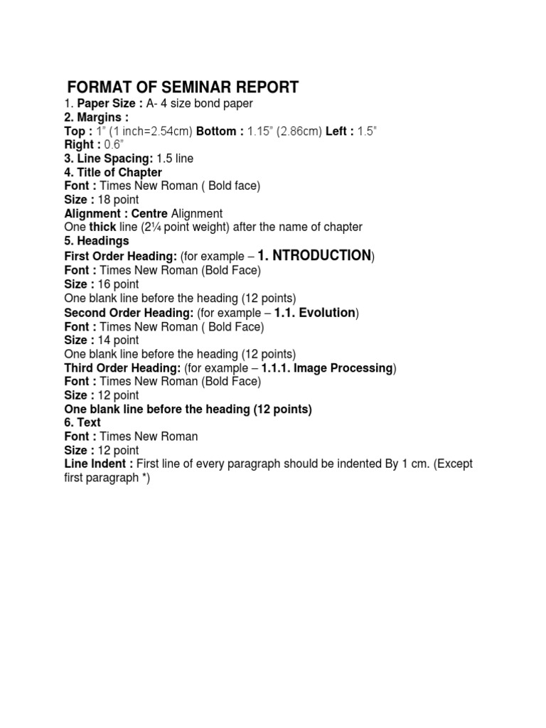 Seminar Font | PDF | Times New Roman | Paragraph