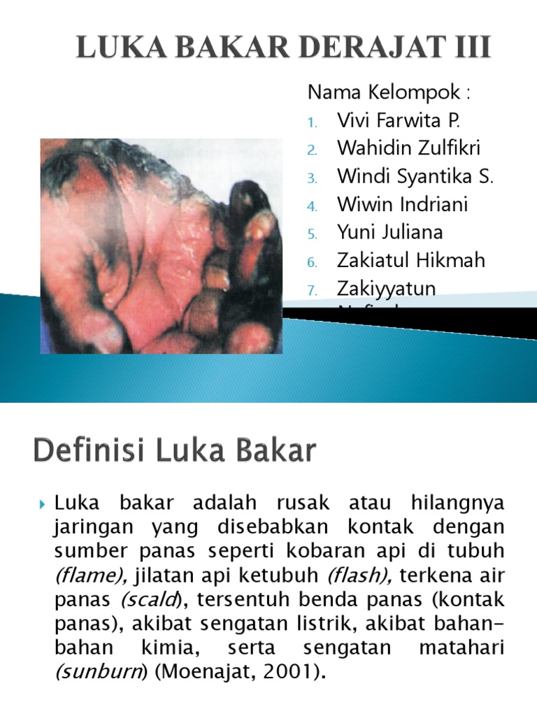 Luka Bakar Derajat III | PDF