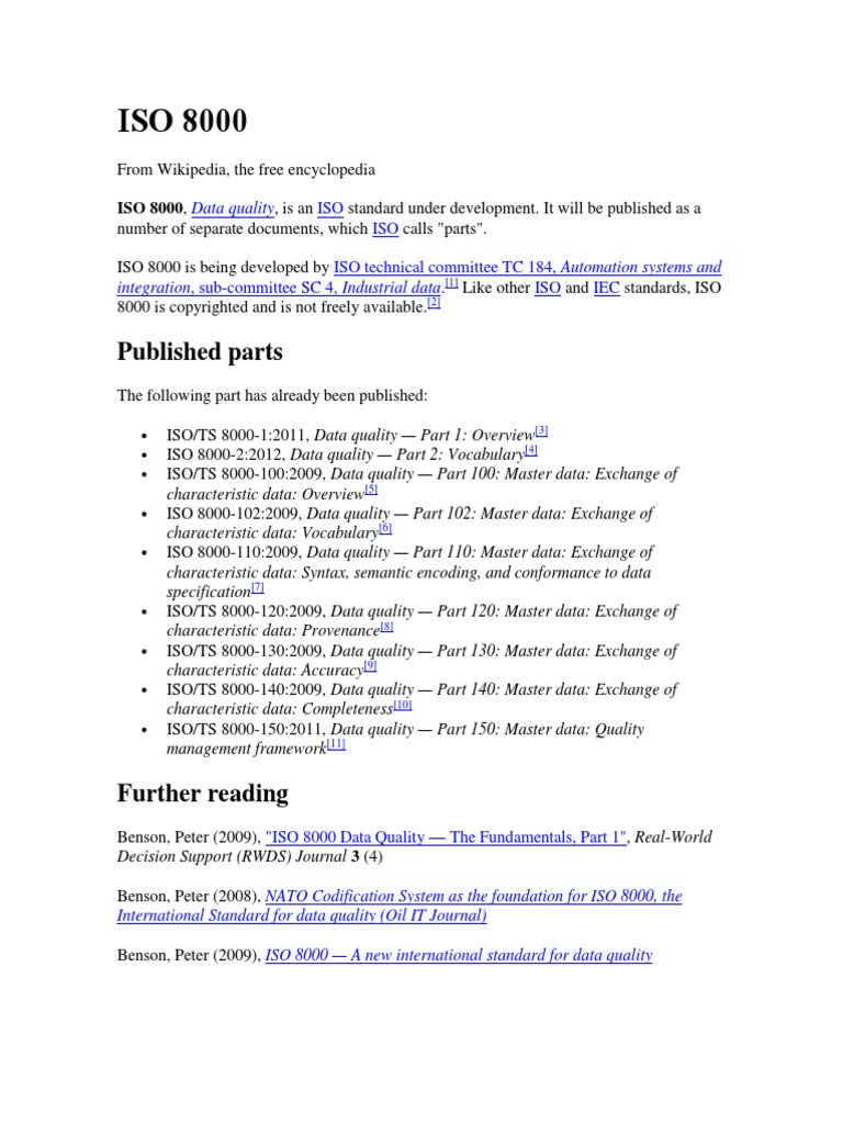 ISO 8000