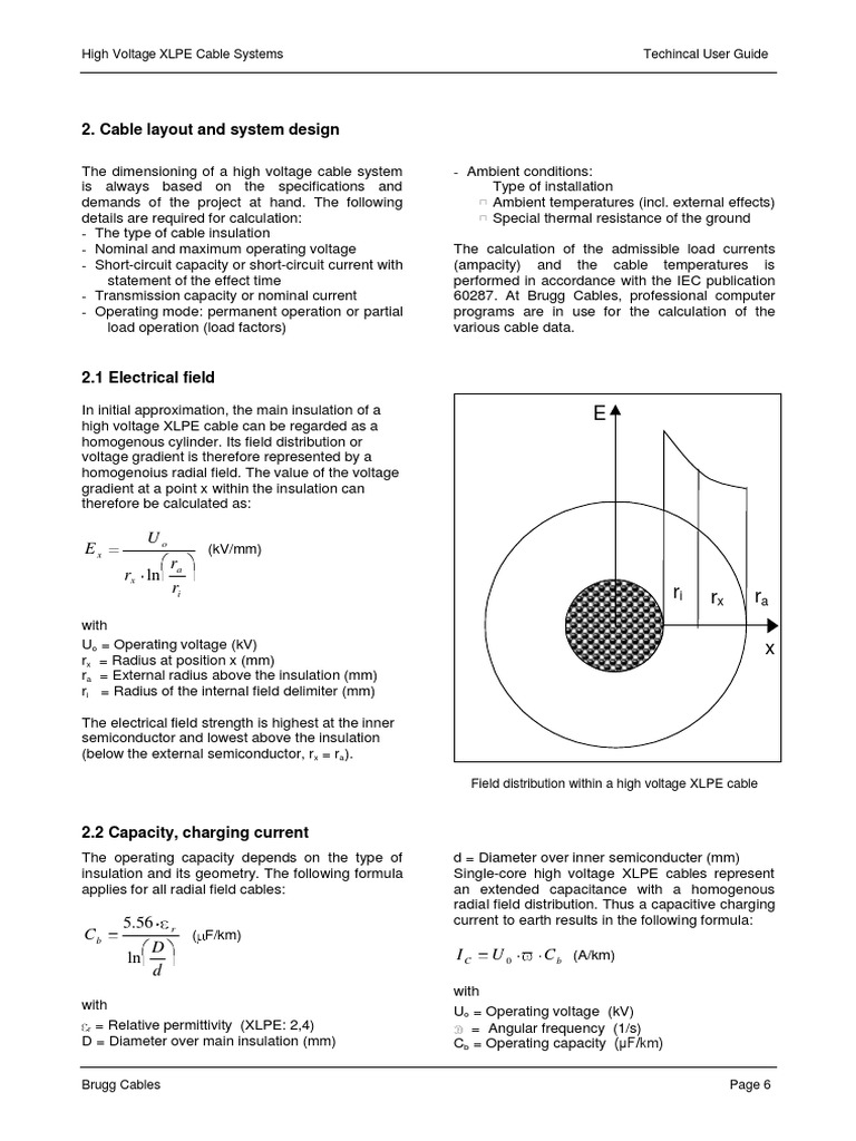 Cable Layout and System Design (High Voltage XLPE Cable Systems ...