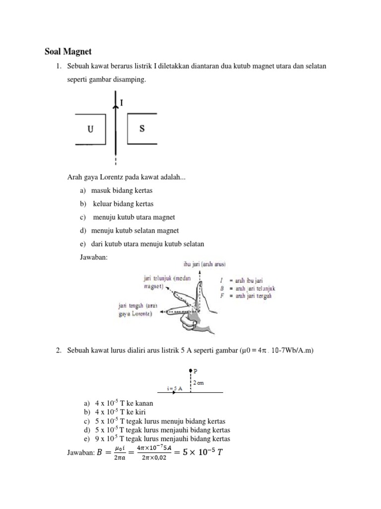 Soal Magnet | PDF