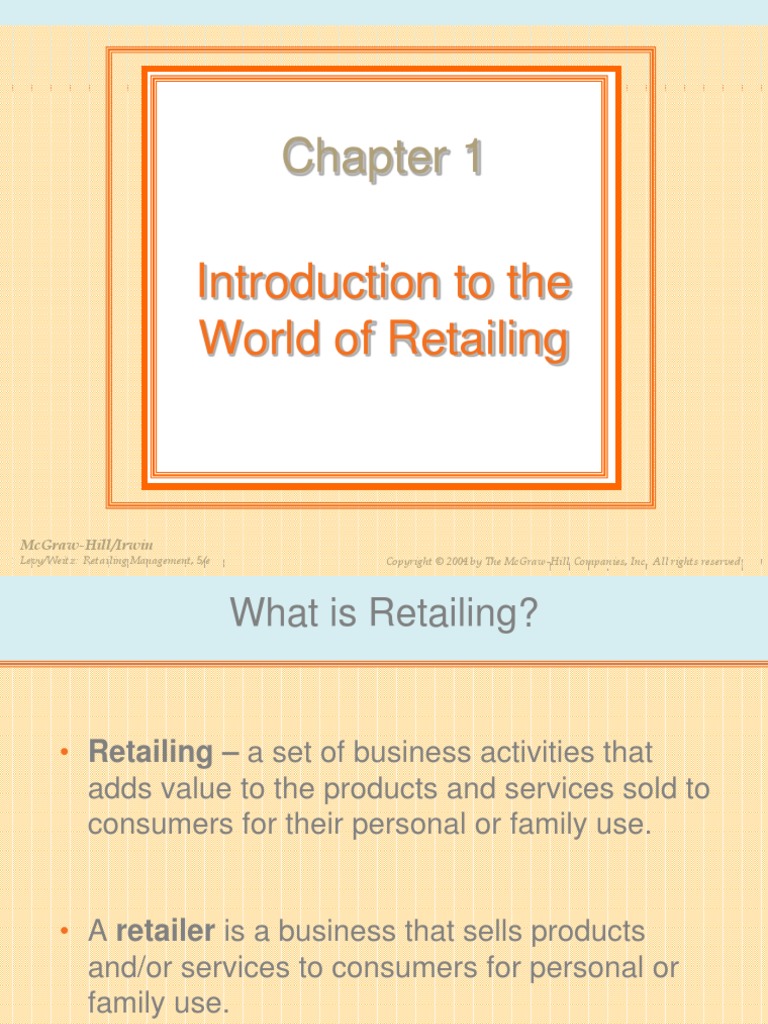 Introduction To Retail Marketing | PDF | Walmart | Retail