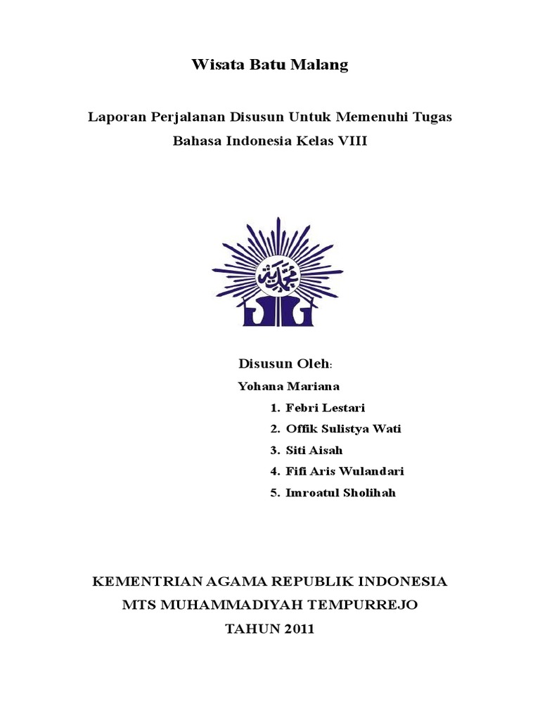 Laporan Perjalanan Wisata | PDF | Perjalanan
