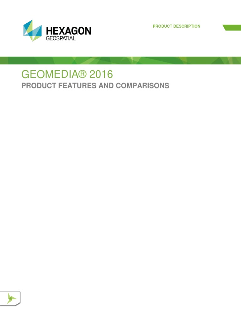 GeoMedia 2016 Product Description | PDF | Geographic Information System ...