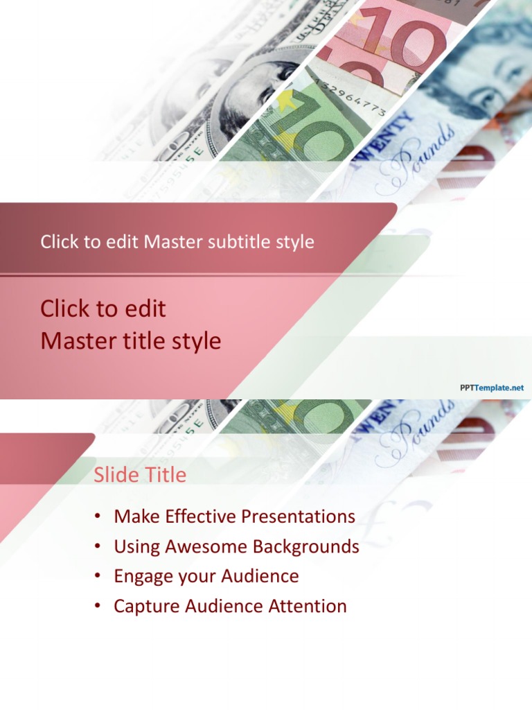 Money PowerPoint Template Download | PDF