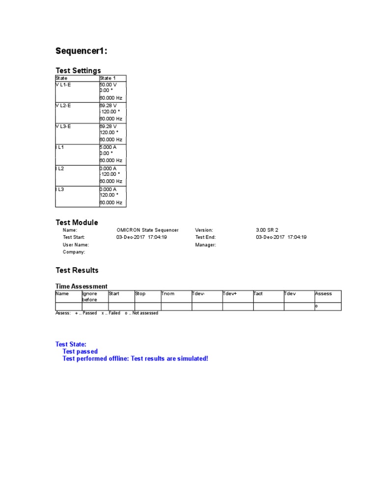 Report Sequence | PDF