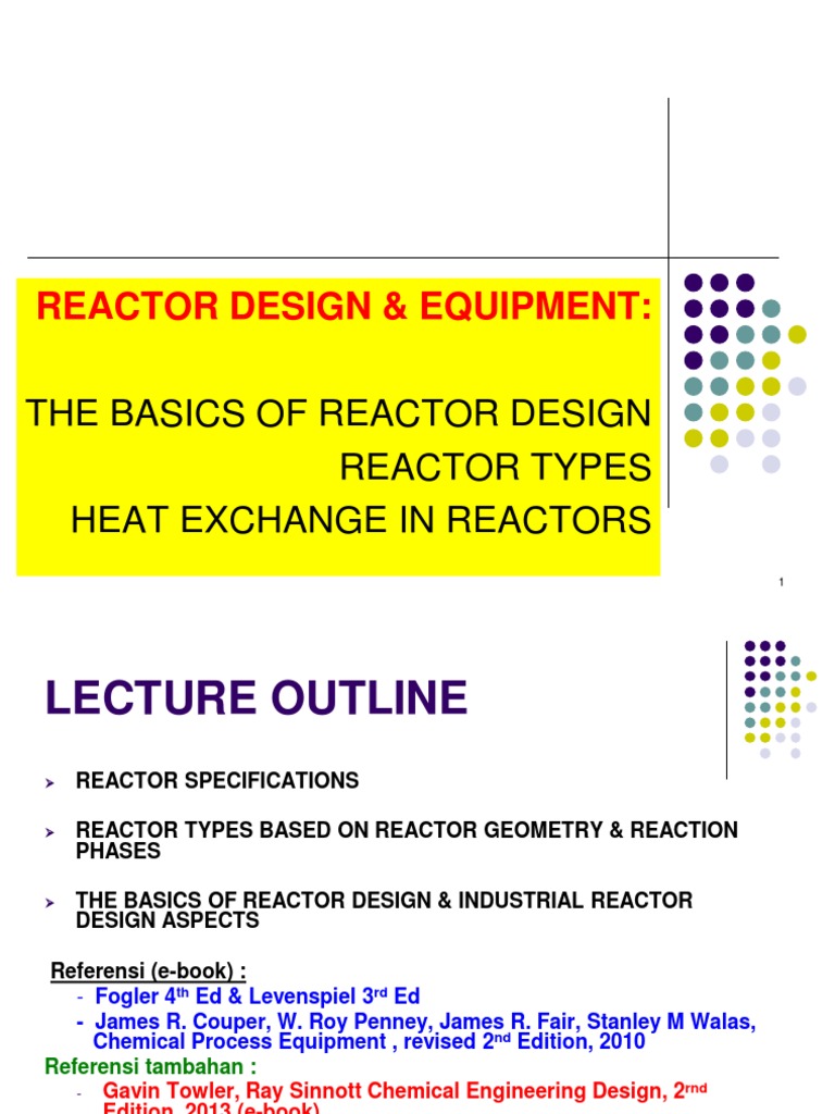 Reactor Design - Equipment | PDF