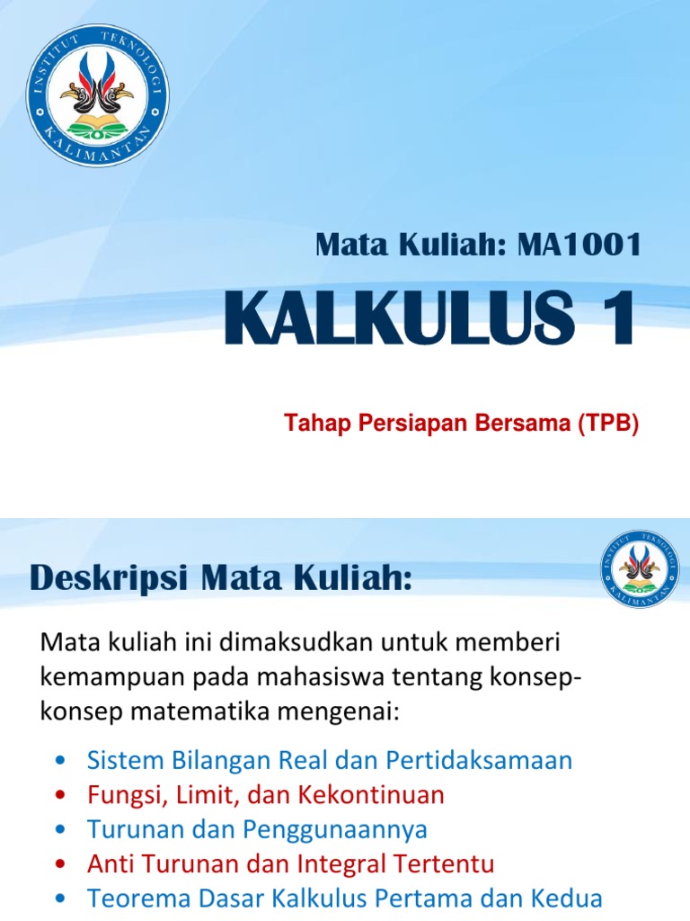 Kalkulus P1 | PDF