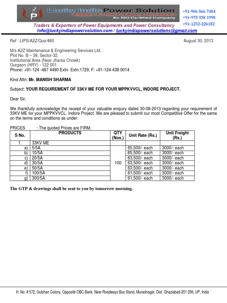CTS, PTS, Current Transformer, Potential Transformer, Metering Unit ...