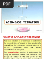 Neutralisation Practical | PDF | Titration | Chemistry