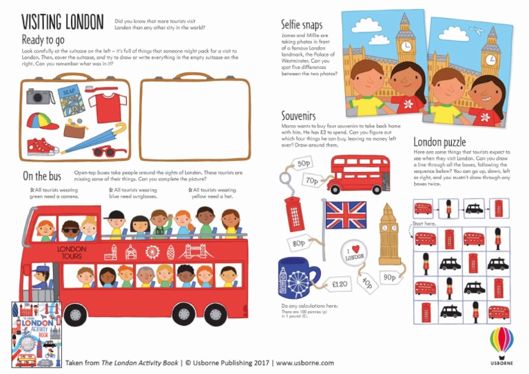 The London Activity Book | Download Free PDF | Books
