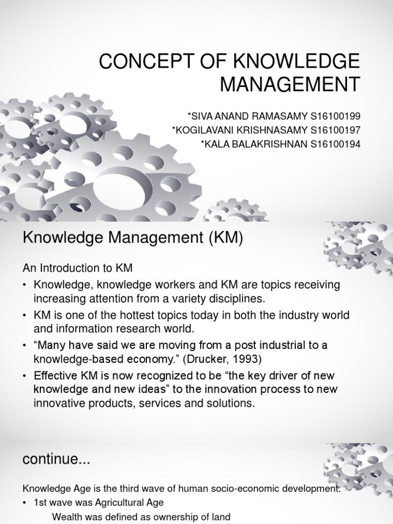 Understanding Knowledge Management Concepts | PDF | Knowledge Management | Knowledge