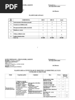 Planificare Dirigentie Clasa A XI-a | PDF