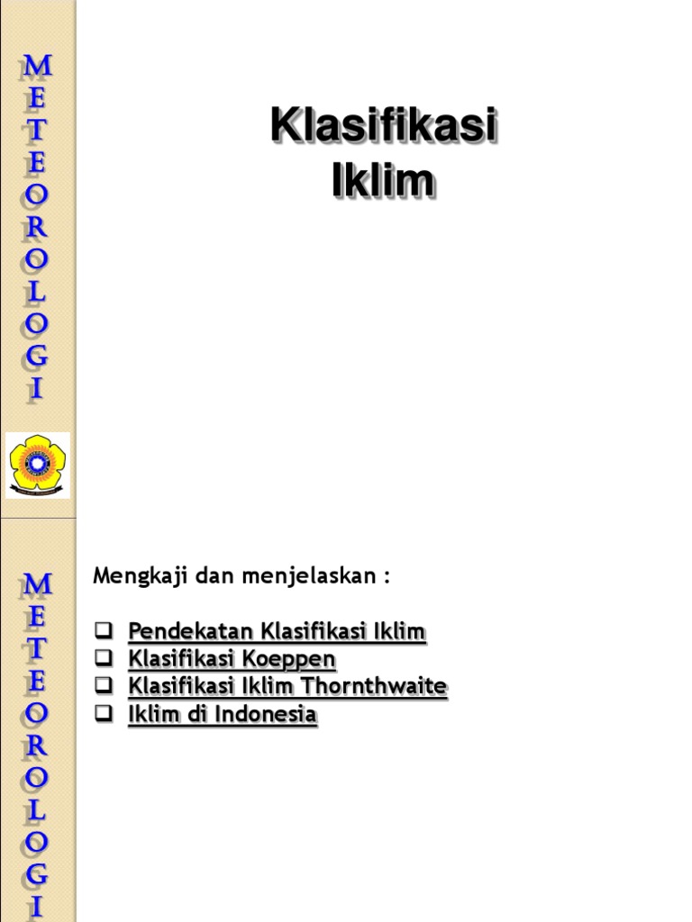 Klasifikasi Iklim | PDF