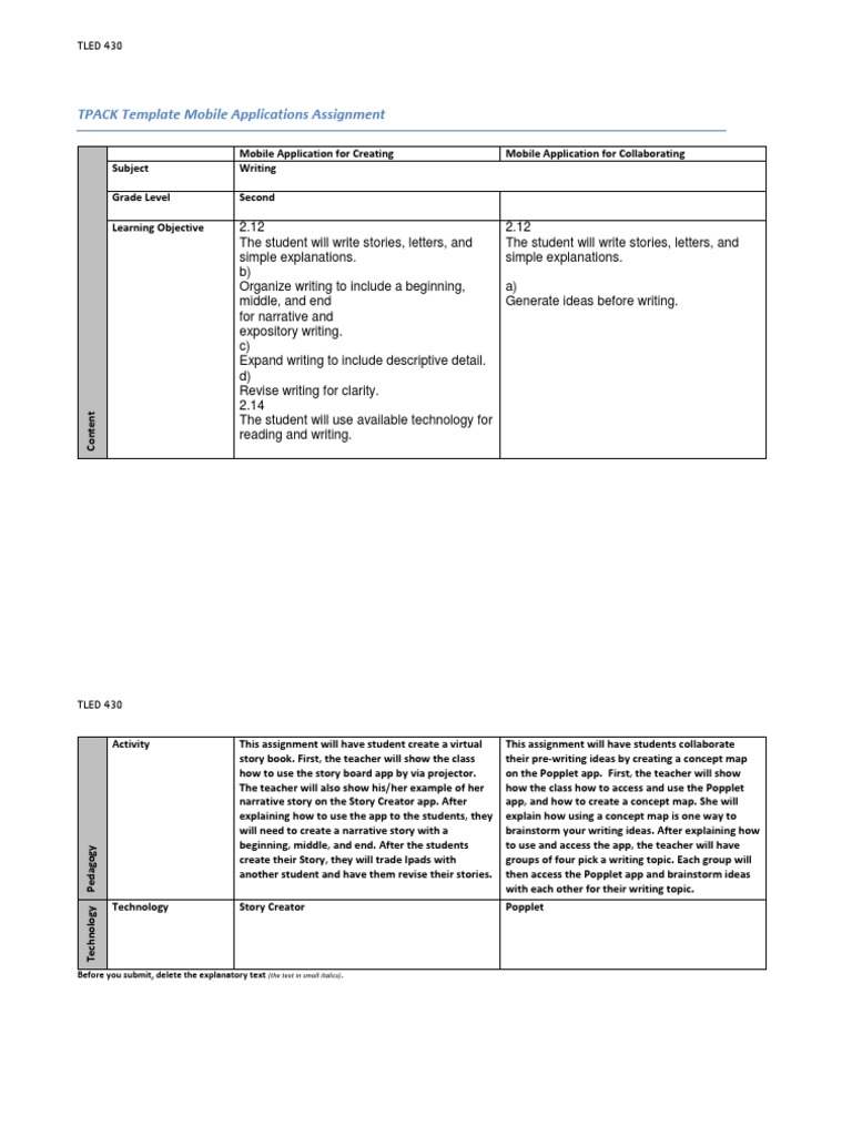 Tpack App Review Template 6 | PDF | Application Software | Mobile App