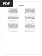 Soliloquio de Segismundo en La Vida Es Sueno | PDF