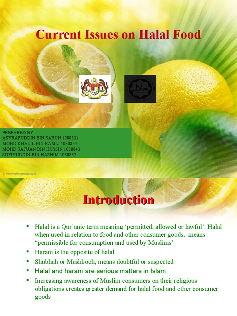 Halal Food.. | PDF | Foods | Pork