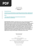 Prayer Before Class | PDF