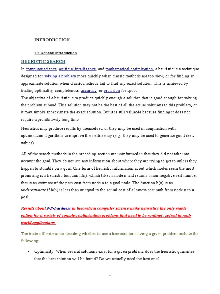 Heuristic Search | PDF | Genetic Algorithm | Applied Mathematics