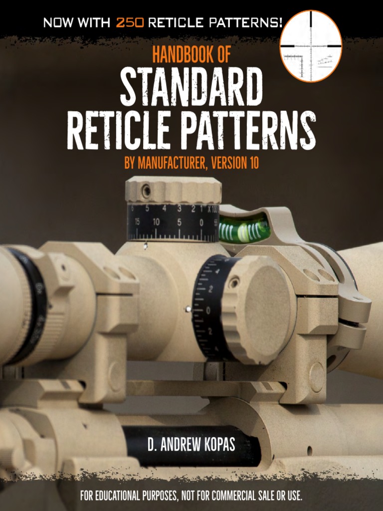 Handbook of Standard Reticle Patterns Ver.10 | PDF | Telescopic Sight ...