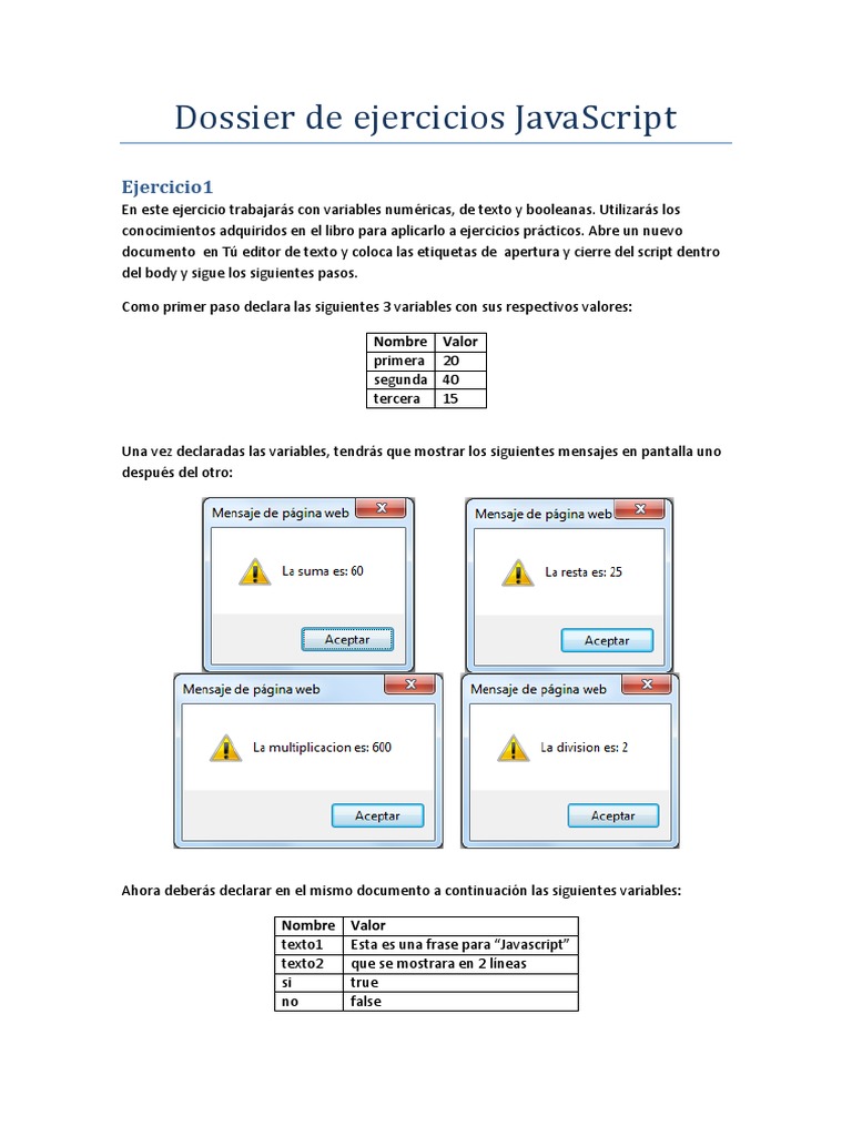 Ejer Cici Os Javascript | Descargar gratis PDF | HTML | Script Java