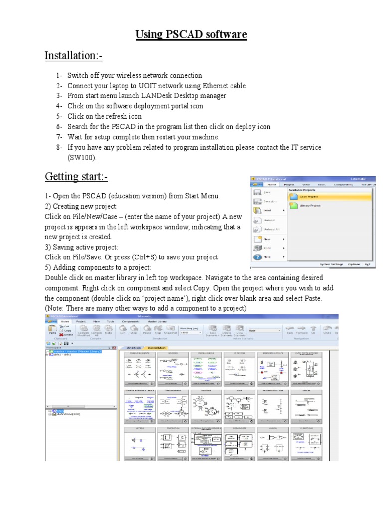 PSCAD Doc Information | PDF | Art | Computers