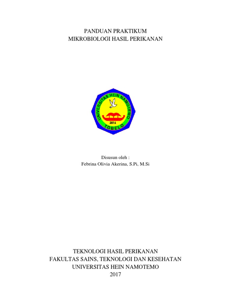 Panduan Praktikum Mikrobiologi Hasil Perikanan | PDF