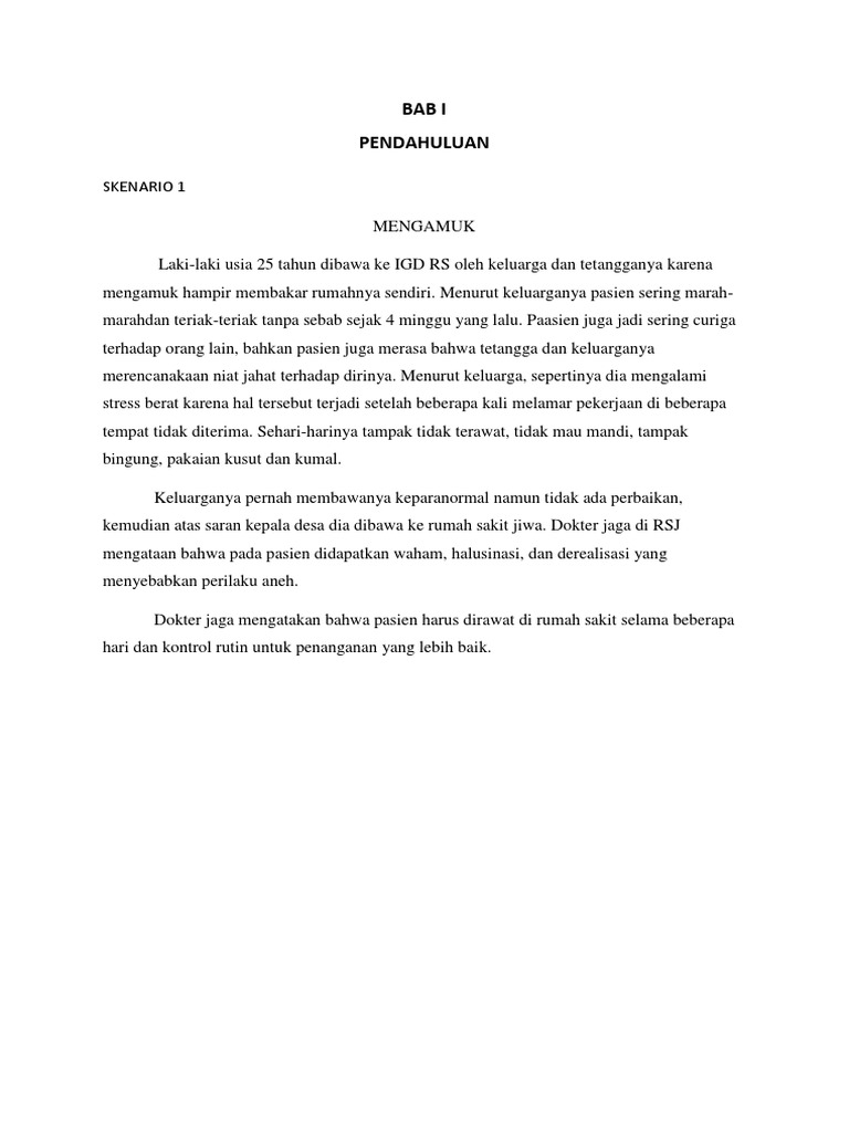 Sken 1 Psikiatri | PDF