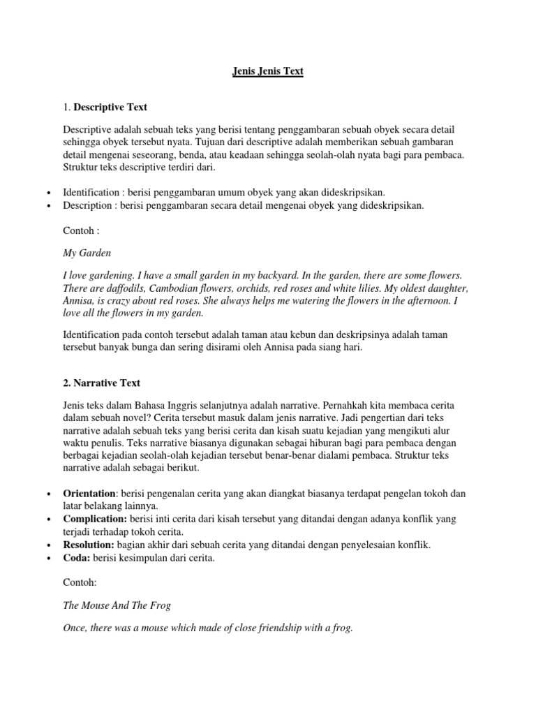 Jenis Jenis Text Bahasa Inggris | PDF | Lempeng Tektonik | Tsunami