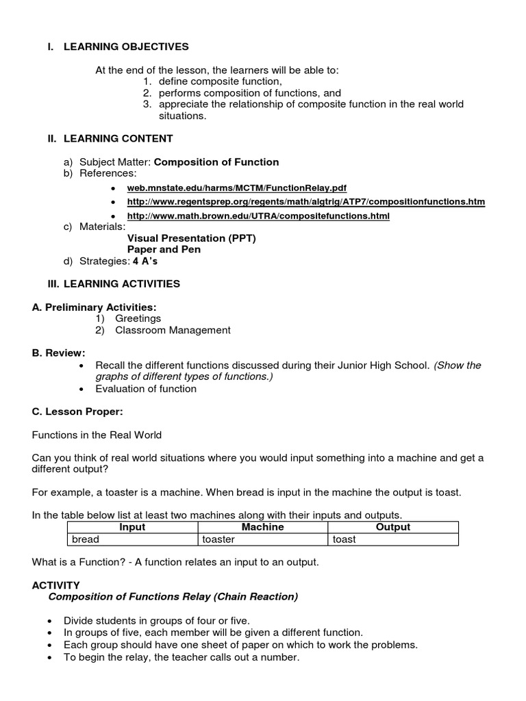 Composite Function | PDF | Function (Mathematics) | Analysis