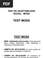 Calificación y Análisis del Test de Moss | PDF