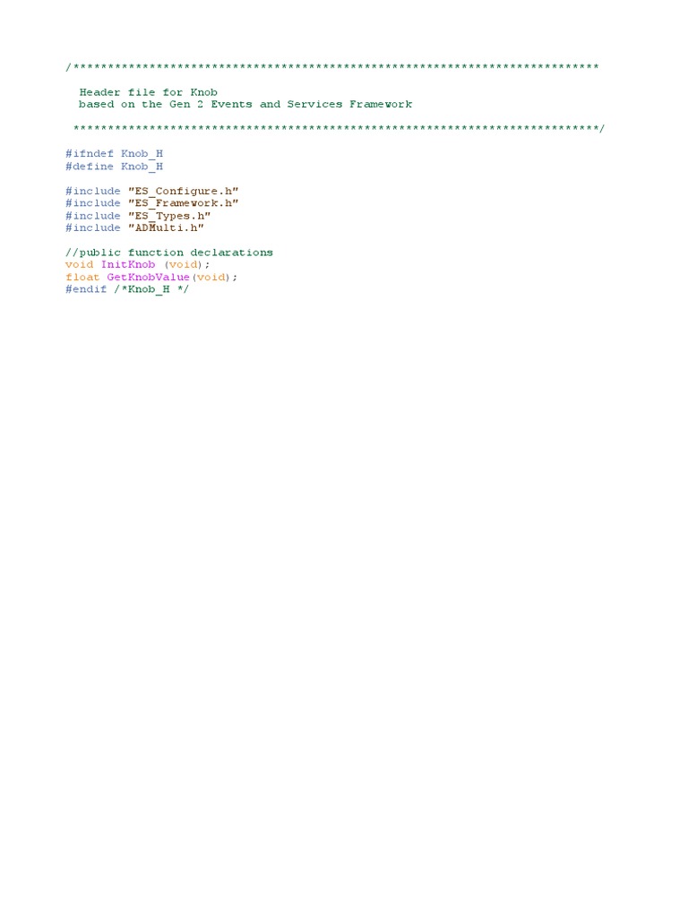 Knob | PDF | Technology & Engineering