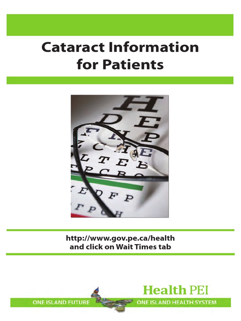 Cataract Information For Patients: and Click On Wait Times Tab | PDF ...