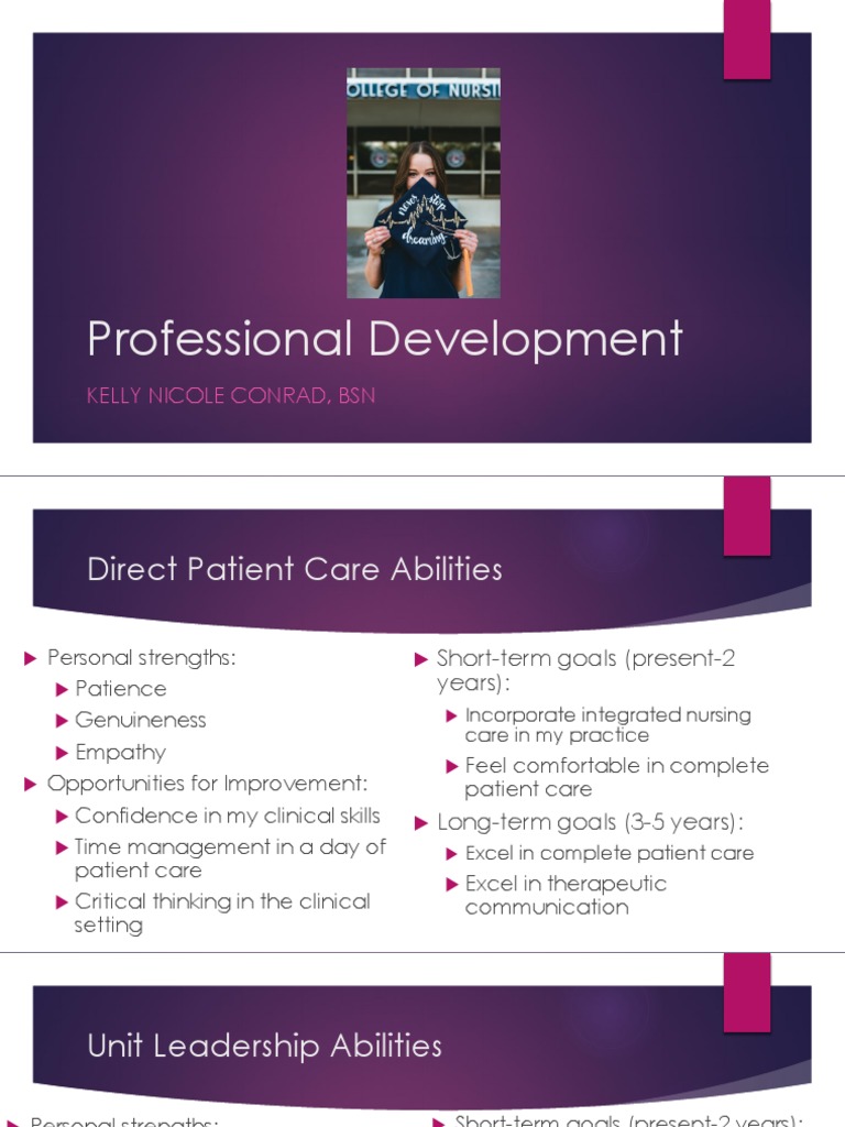 Nursing Professional Development Goals | PDF | National Council ...