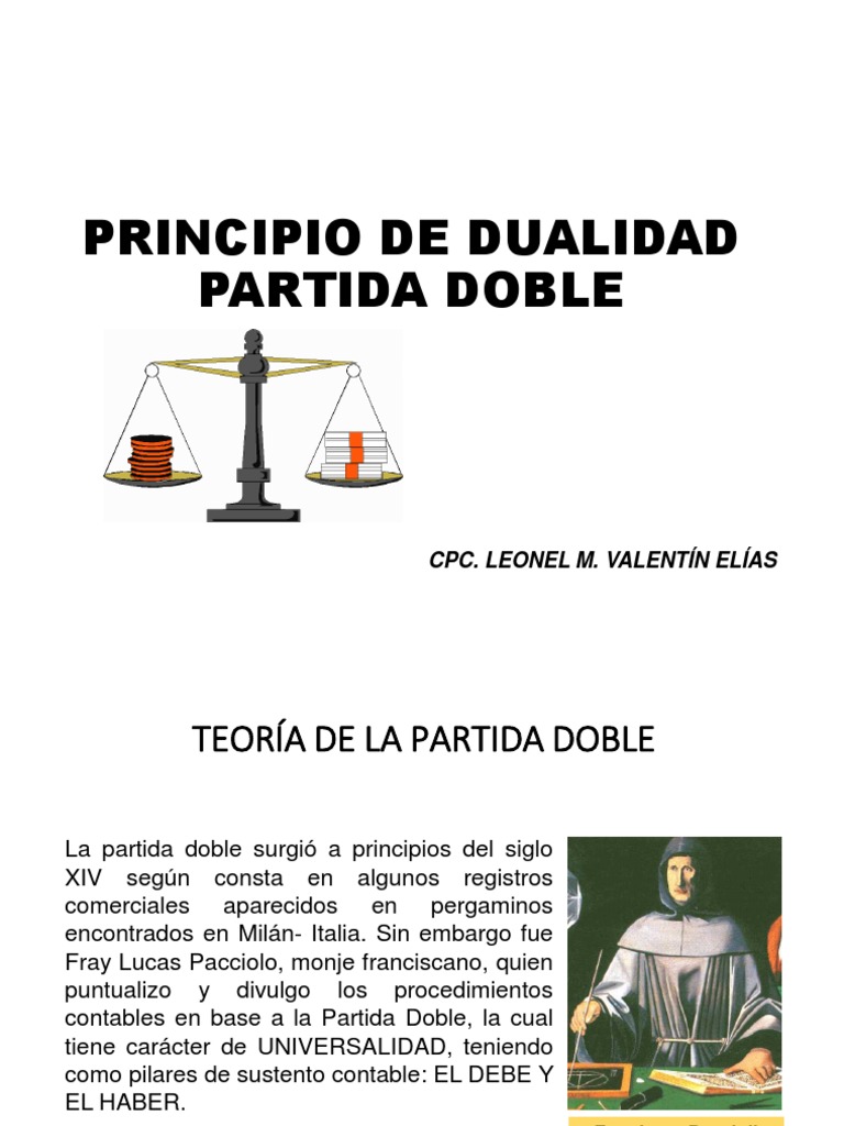 SEMANA 7° PRINCIPIO DE DUALIDAD (2) | Contabilidad | Bienes (Ley)