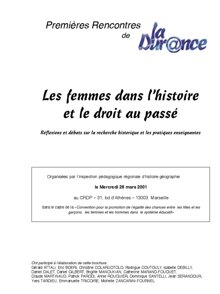 Femmes Dans l'Histoire | Historien | Histoire sociale