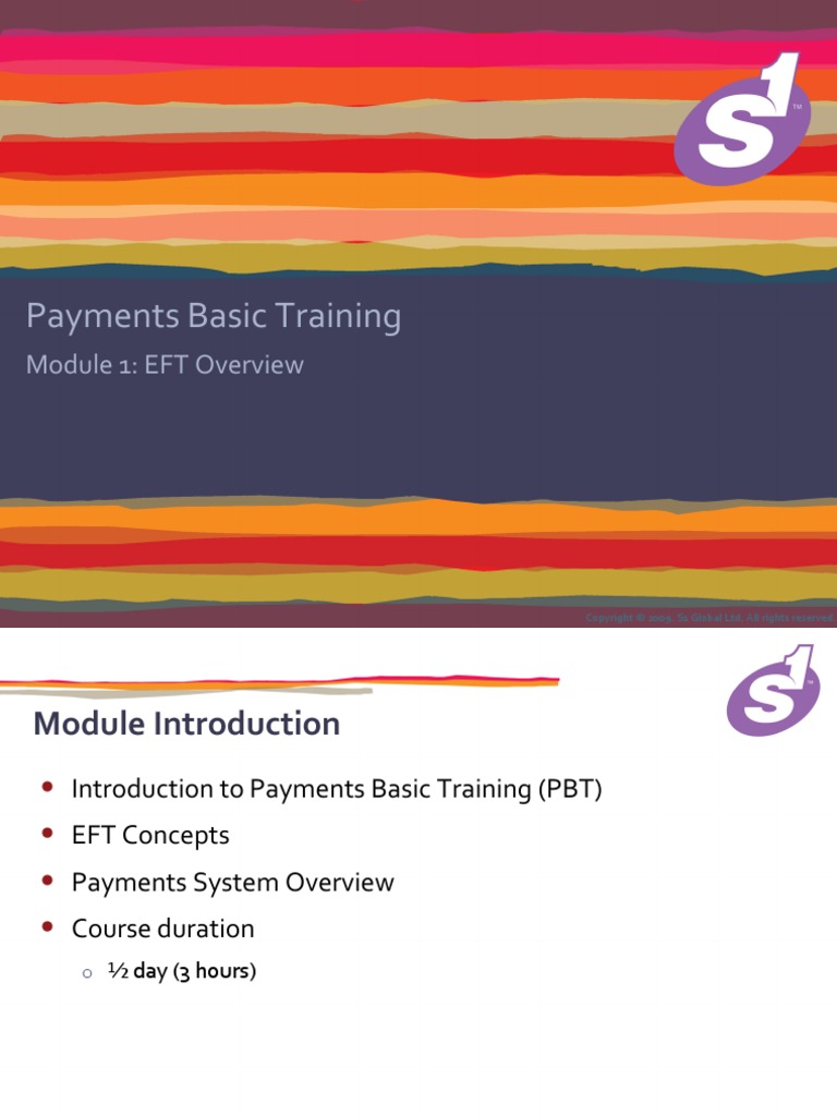 PBT 01 EFT Overview | PDF | Emv | Automated Teller Machine