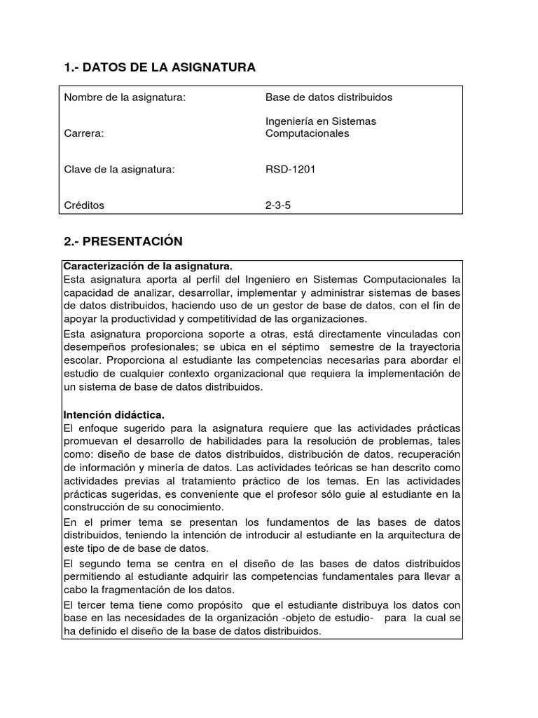 1-Base de Datos Distribuidas | PDF | Servidor SQL de Microsoft | Bases de datos