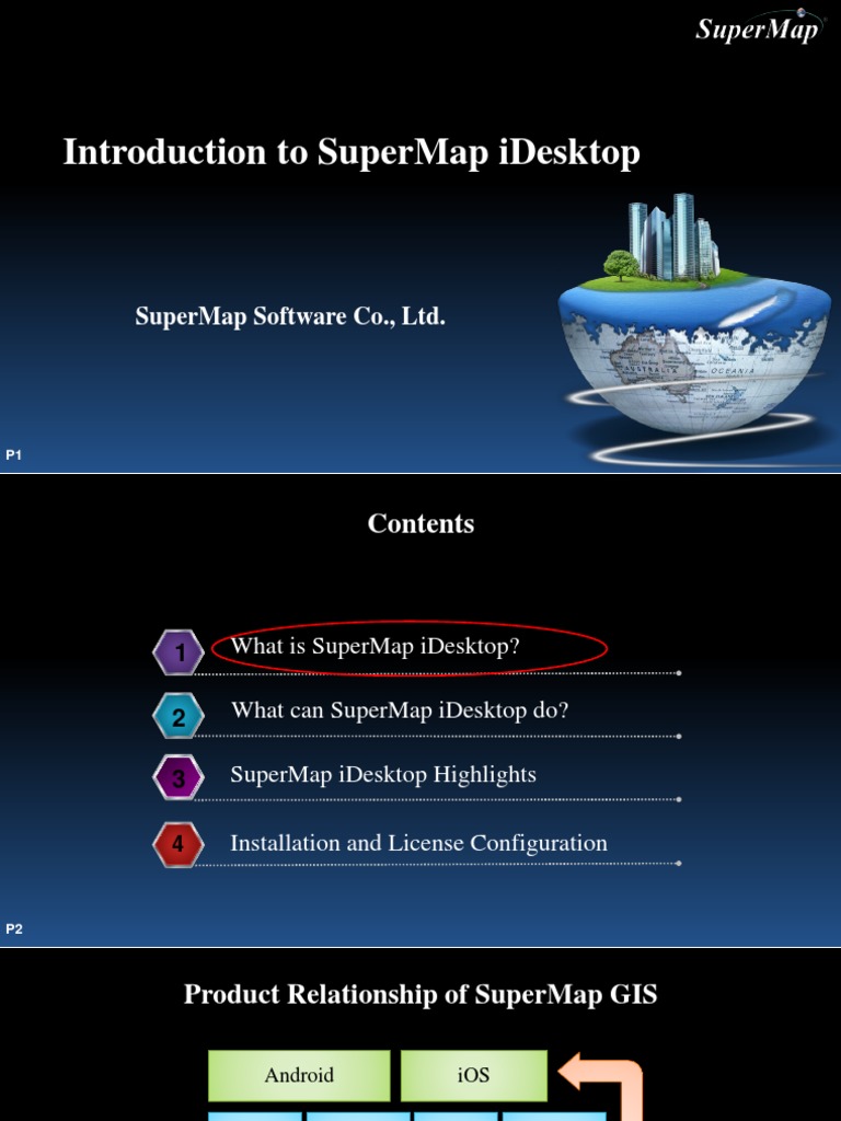 Introduction To SuperMap IDesktop | PDF | Desktop Computer | Geographic ...