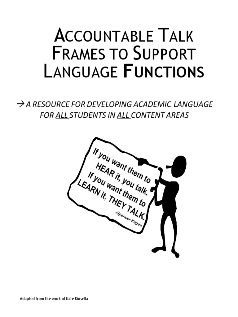 Academic Language Functions Toolkit | PDF | Vocabulary | Causality